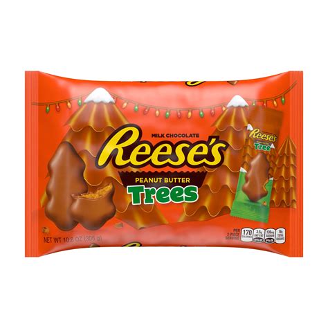 Reeses Peanut Butter Trees Milk Chocolate Candy Holiday Bag 108 Oz