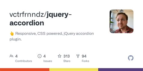 GitHub Vctrfrnndz Jquery Accordion Responsive CSS Powered JQuery Accordion Plugin