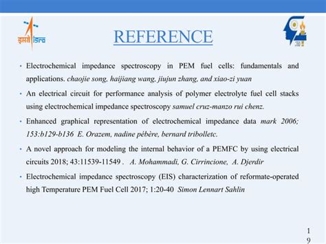 Electrical Circuit Modeling Of Pemfc By Eis Ppt