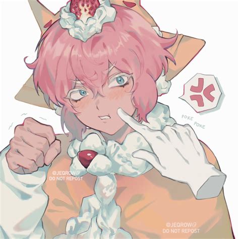 Strawberry Crepe Cookie Cookie Run Drawn By Jeqrow Danbooru