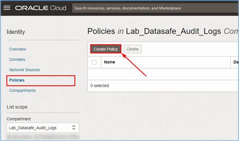 export oracle database audit logs from oracle data safe to oci logging