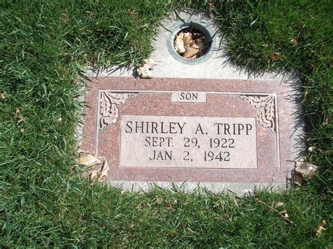 Shirley Astle Tripp 1922 1942 Find A Grave Memorial