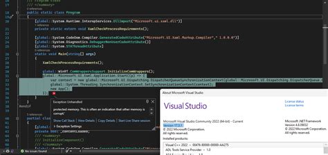 Newly Introduced Systemaccessviolationexception · Issue 8168 · Dotnet