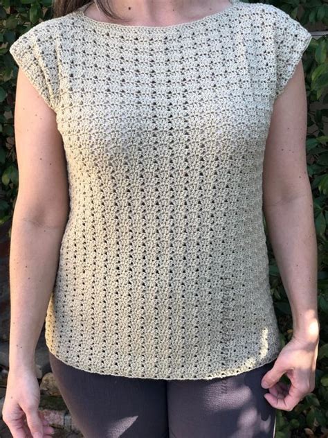 Womens Crochet Summer Top Pattern Belinda Top Crochet Top Pattern