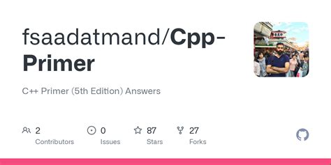 github fsaadatmand cpp primer c primer 5th edition answers