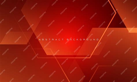 Premium Vector Abstract Red Geometric Overlap Design Modern Futuristic Technology Background