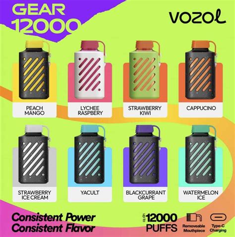 Relxsg Vozol Gear 12000 Puffs Disposable Pod Relx Sg Vape Shop