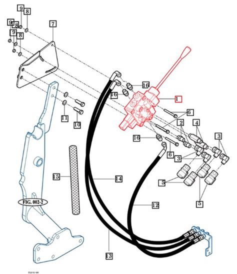 Mahindra Emax Front‑end Loader Control Valve And Joystick Assembly