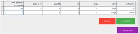 Javascript Calculation For Input Array In Every Row Jquery Stack