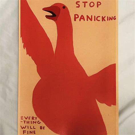 “stop Panicking Everything Will Be Fine” Reassuring Depop
