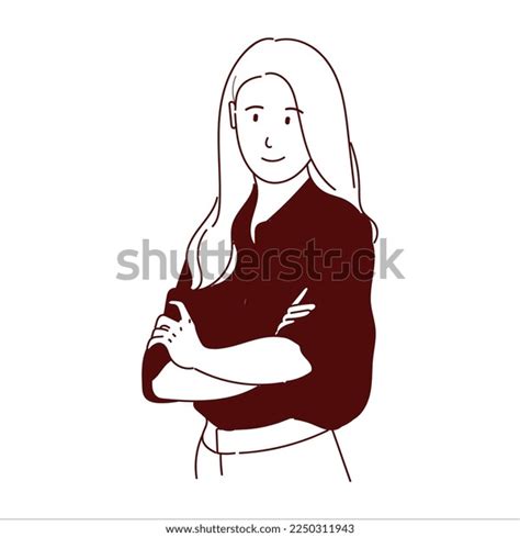 Vector Woman Daily Worker Wearing Uniform Stock Vector Royalty Free 2250311943 Shutterstock