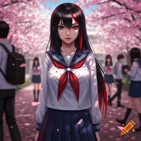 Cute Anime Girl With Pink And White Hair Wallpaper On Craiyon