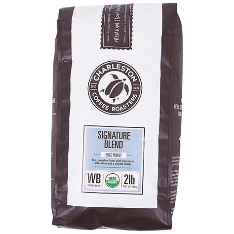 Charleston Coffee Roasters Organic Signature Blend Coffee Bold Roast