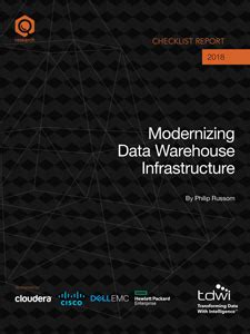 TDWI Checklist Report Modernizing Data Warehouse Infrastructure TDWI