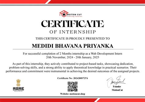 Webdevelopment Html Css Javascript Internshipexperience Bhavana