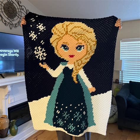 Elsa Graph Written Instructions C2c Row By Row Digital Pattern