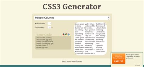 Minimalist Css3 Generator Free Website Tools