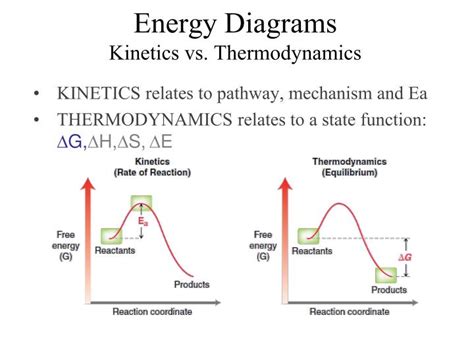 Ppt Energyreaction Coordinate Diagrams Thermodynamics Kinetics