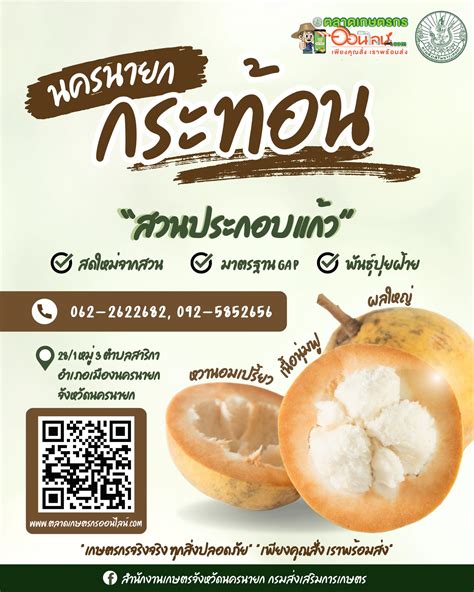 🧺 สำนักงานเกษตรจังหวัดนครนายก กรมส่งเสริมการเกษตร Facebook