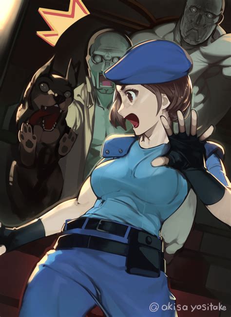 Jill Valentine Resident Evil And 3 More Drawn By Akisayositake