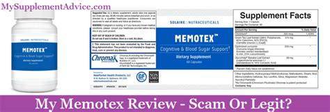 My Memotex Review (2025) - Scam Or Legit? - Supplementox
