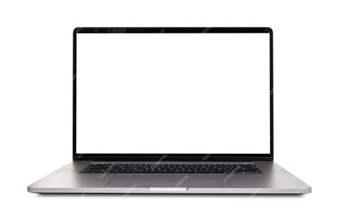 Premium Photo Modern Laptop With Blank White Screen Isolated On White Background Mock Up Template