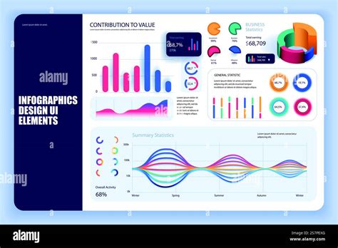 Bundle Infographic Elements Data Visualization Vector Design Template Can Be Used For Steps