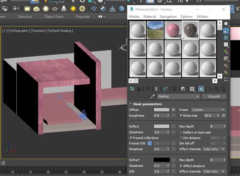 Material Not Showing On Objects Made From An Extruded Line But Showing In Other Type Of Objects