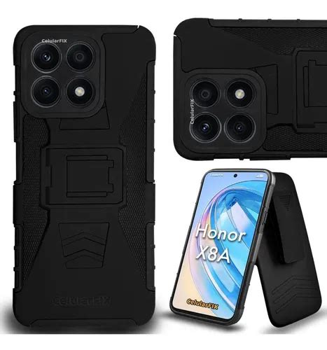 Funda Protector P Honor X8a Uso Rudo Con Clip