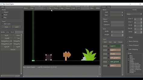 Nero Game Engine Sfml Box2d Test Scene Youtube