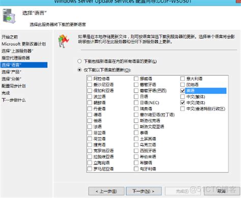 Wsus补丁更新服务器的部署及配置51cto博客wsus补丁服务器 Wsus补丁更新服务器的部署及配置51cto博客wsus补丁服务器
