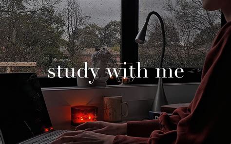 Study With Me 雨天窗边自习室 沉浸式实时陪伴学习 雨声背景 一起做杯咖啡，专注学习一小时吧 高效学习