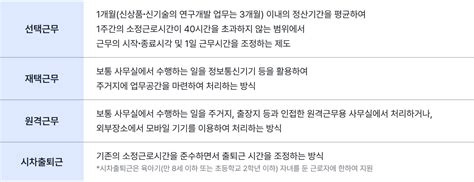 2025년 유연근무제 도입 준비 총정리 나인하이어 블로그
