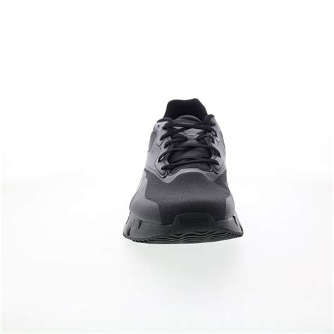 Reebok Zig Dynamica 4 Mens Black Canvas Lace Up Lifestyle Sneakers Sho