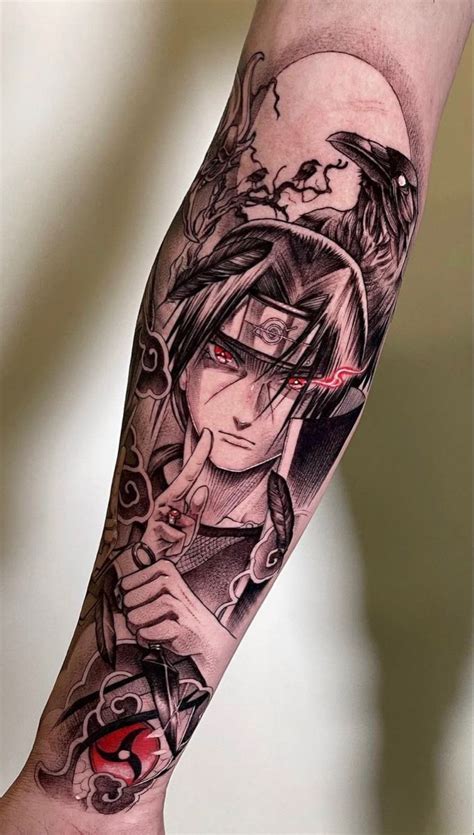 Itachi Uchiha Tattoo Promoción 🔥media Manga🔥 700k Clan Uchiha