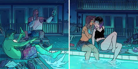 Artist Reimagined Popular DC Superheroes In 20 Relatable Comics Bored