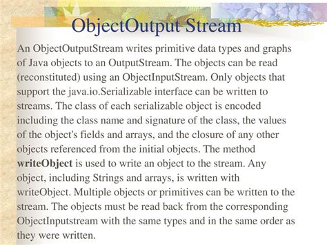 Object Writing In Files Ppt Download