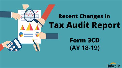 Changes In Tax Audit Report AY Form CD FY