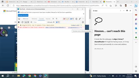 E Tree Sidebar Is Not Working Microsoft Qanda