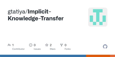 Github Gtatiyaimplicit Knowledge Transfer