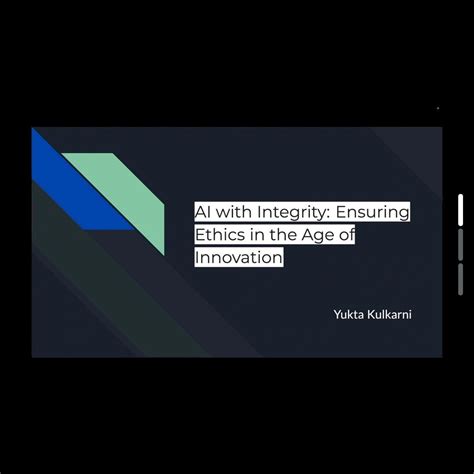 Srmist Acm Special Interest Group For Ai On Linkedin Ethicalai Innovationwithintegrity