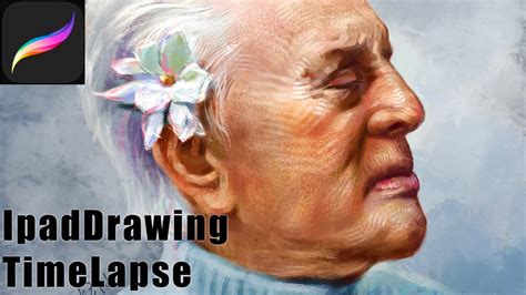 취미로 그리는 아이패드 프로크리에이트 인물화 타임랩스 Youtube