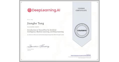 Jiangbo Tang On Linkedin Completion Certificate For Introduction To