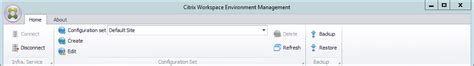 Administration Console Workspace Environment Management 2503