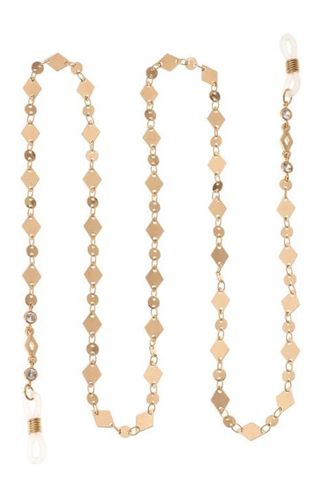 Buy Ettika Aces Eyeglass Chain Gold At 20 Off Editorialist