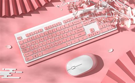 Magegee Wireless Keyboard Mouse Combo V650 Quiet Full Size 2 4g Ultra Thin Wireless