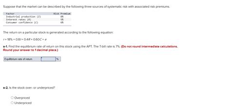 Solved The Return On A Particular Stock Is Generated