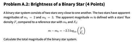 solved a binary star system consists of two stars very close