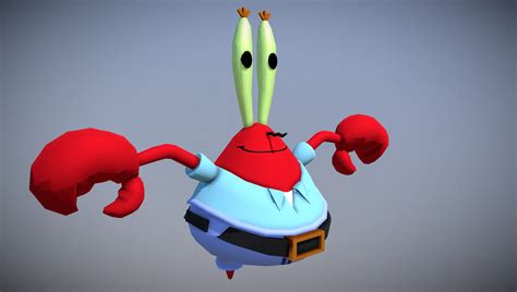 Free 3d Krabs Mr Turbosquid 1341762
