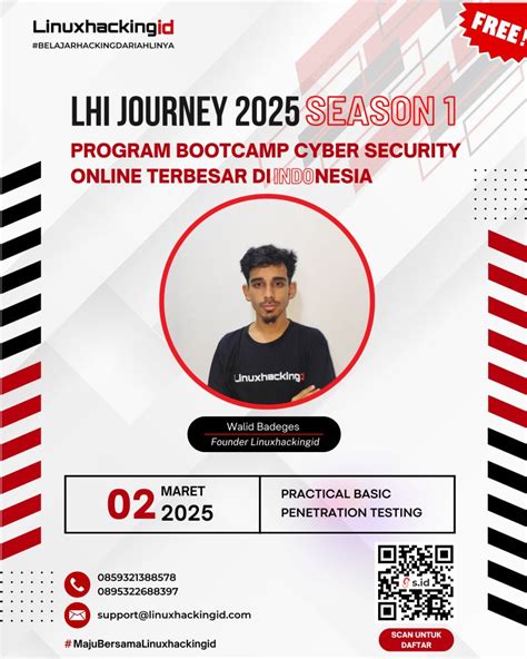 Linuxhackingid Lhijourney2025 Cybersecurity Ethicalhacker Bootcamp